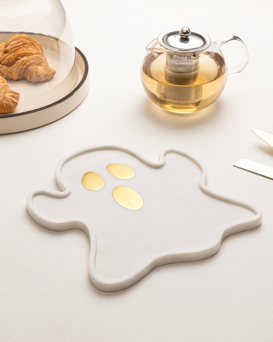 Marble Platter - Ghost